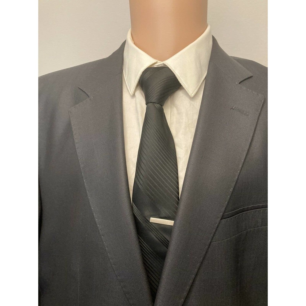 Zara Man Silk Wool Double Vent Surgical Cuff 46r - Gem